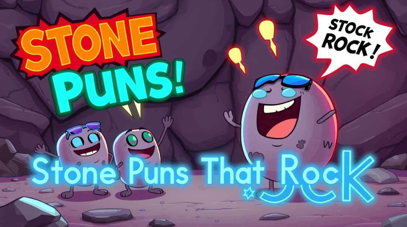 Rock-Solid Stone Puns That’ll Have You Rolling with Laughter